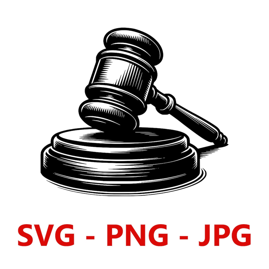 Judges Gavel SVG, Judges Gavel PNG, Judges Gavel JPG, Instant Digital ...