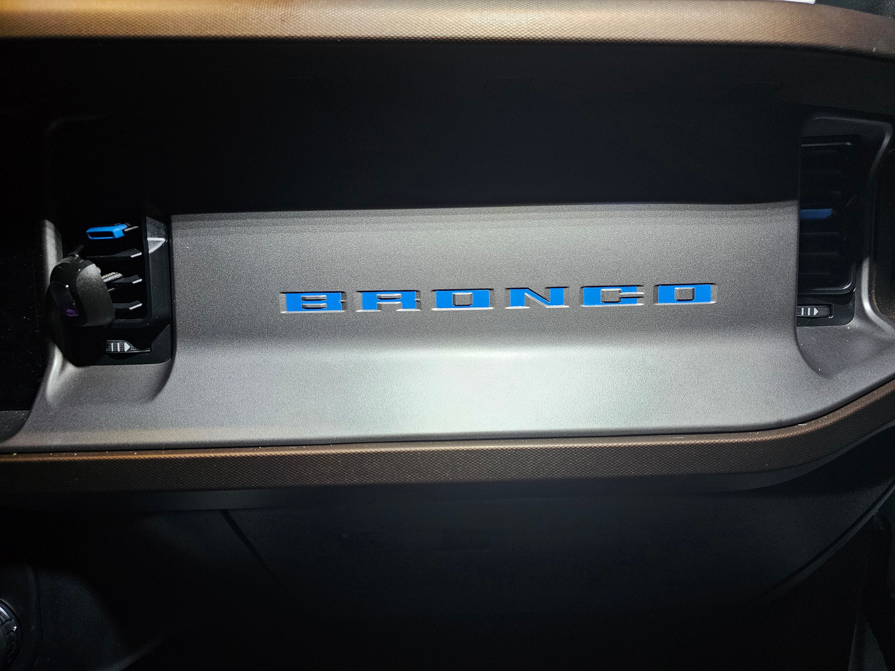 Bronco Dash Insert Inlay Letters 2 Pack - Etsy