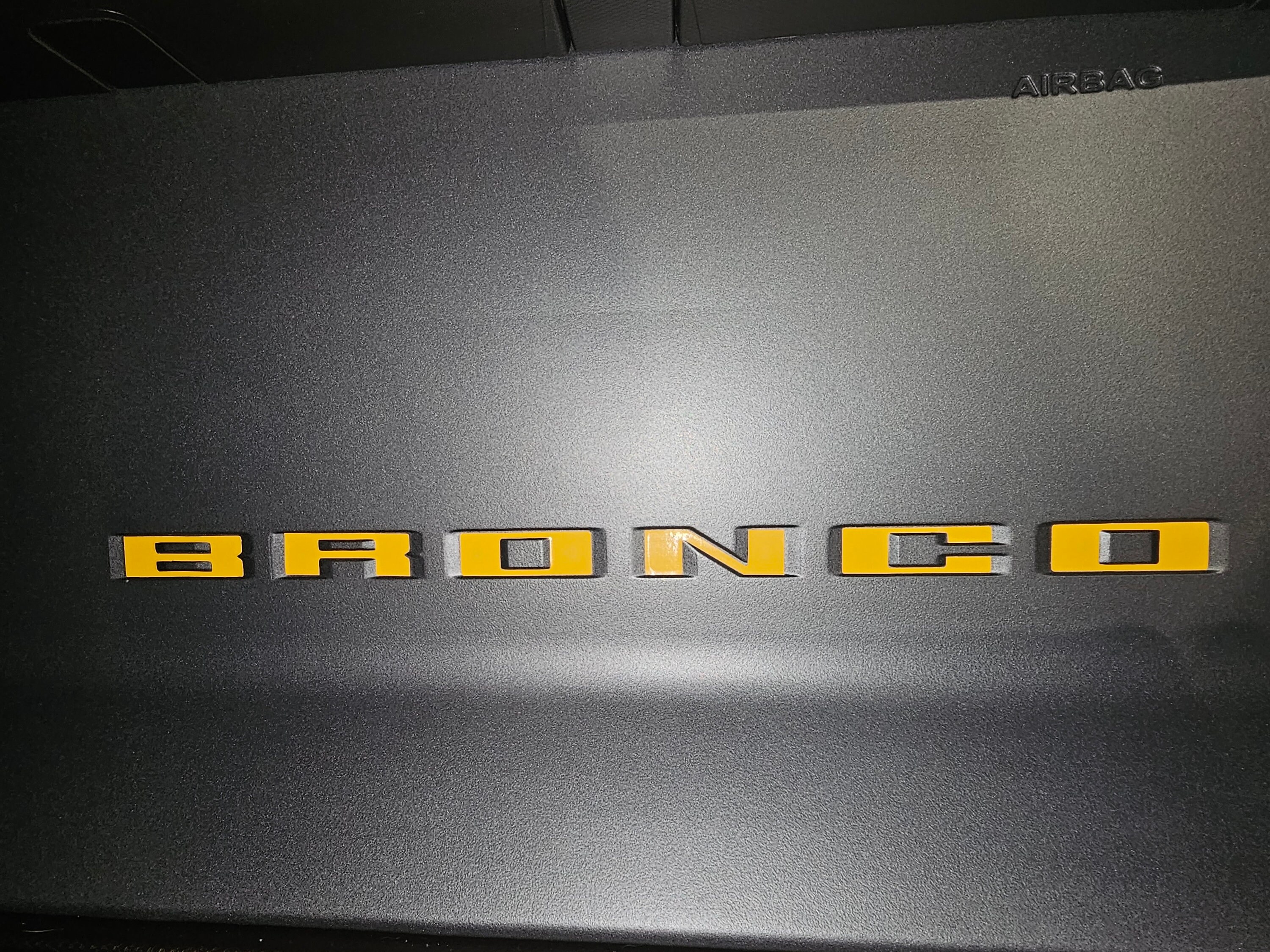 Bronco Dash Insert Inlay Letters 2 Pack - Etsy