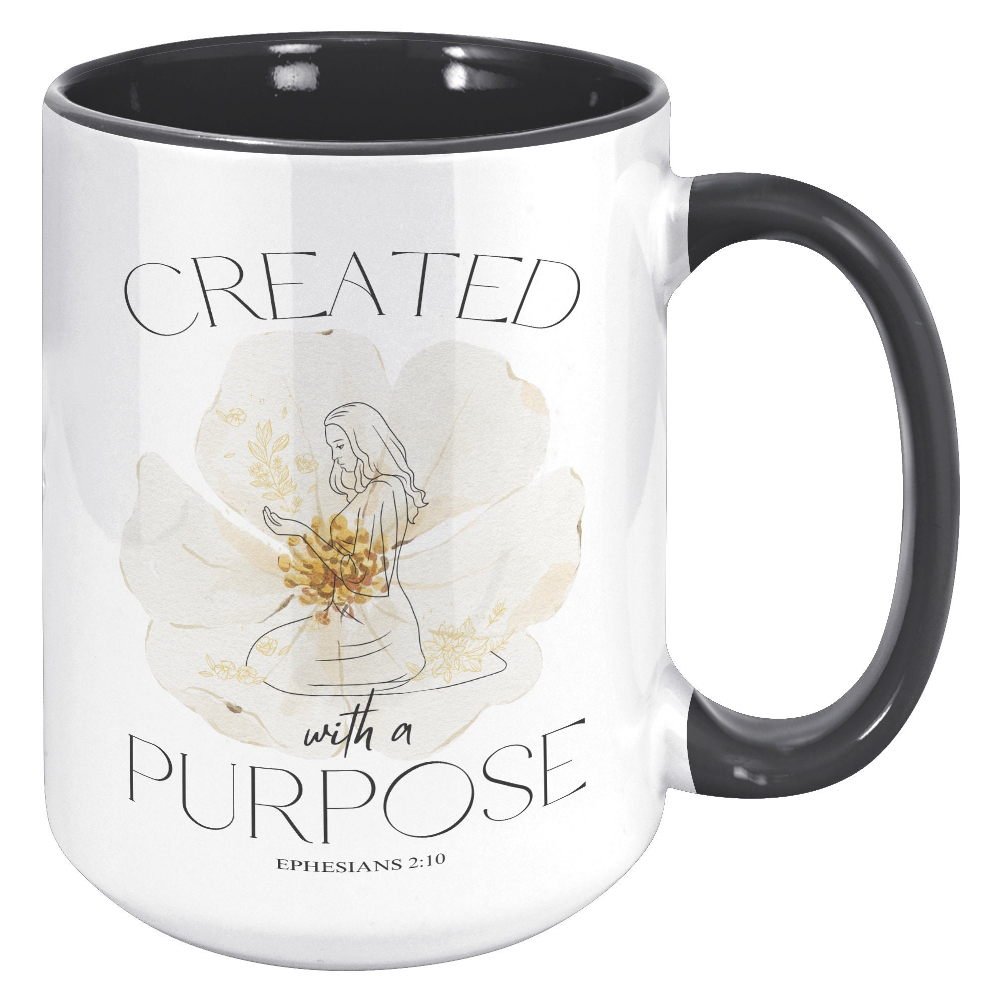 Christian Mug, Ephesians 2:10, Bible Verse Coffee Mug, Christian Coffee ...