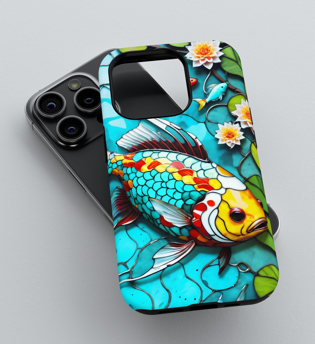Colorful Fish Phone Cases, 3D Tough Cover for iPhone 12 13/14/15/16 ...