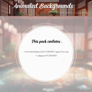 Japanese Onsen Bundle ANIMATED BACKGROUNDS | Lofi Art Digital Wall Art ...