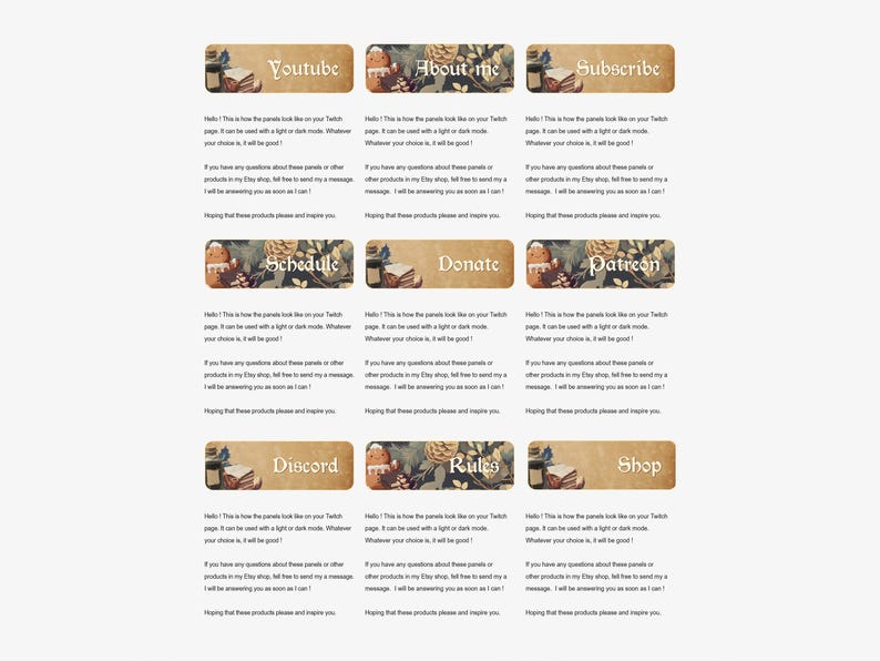 Winter Dwarf Hole Twitch Stream Overlay Package: Cottagecore D&D - Etsy