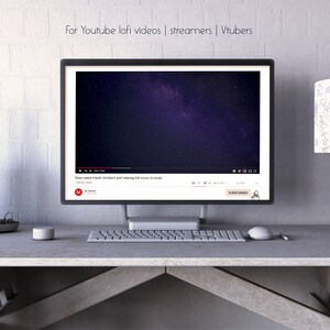 Galaxy ANIMATED BACKGROUNDS | Virtual Background for Twitch, Vtuber ...