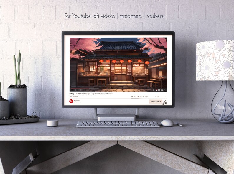 Ramen Shop Twitch / Youtube / Kick Animated Backgrounds: Lofi Japanese ...