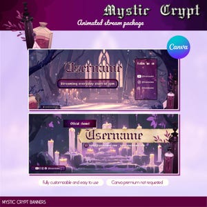 D&D Vampire Gothic Crypt ULTIMATE Full Stream Package. Fantasy Dungeon and Dragons Stream ...