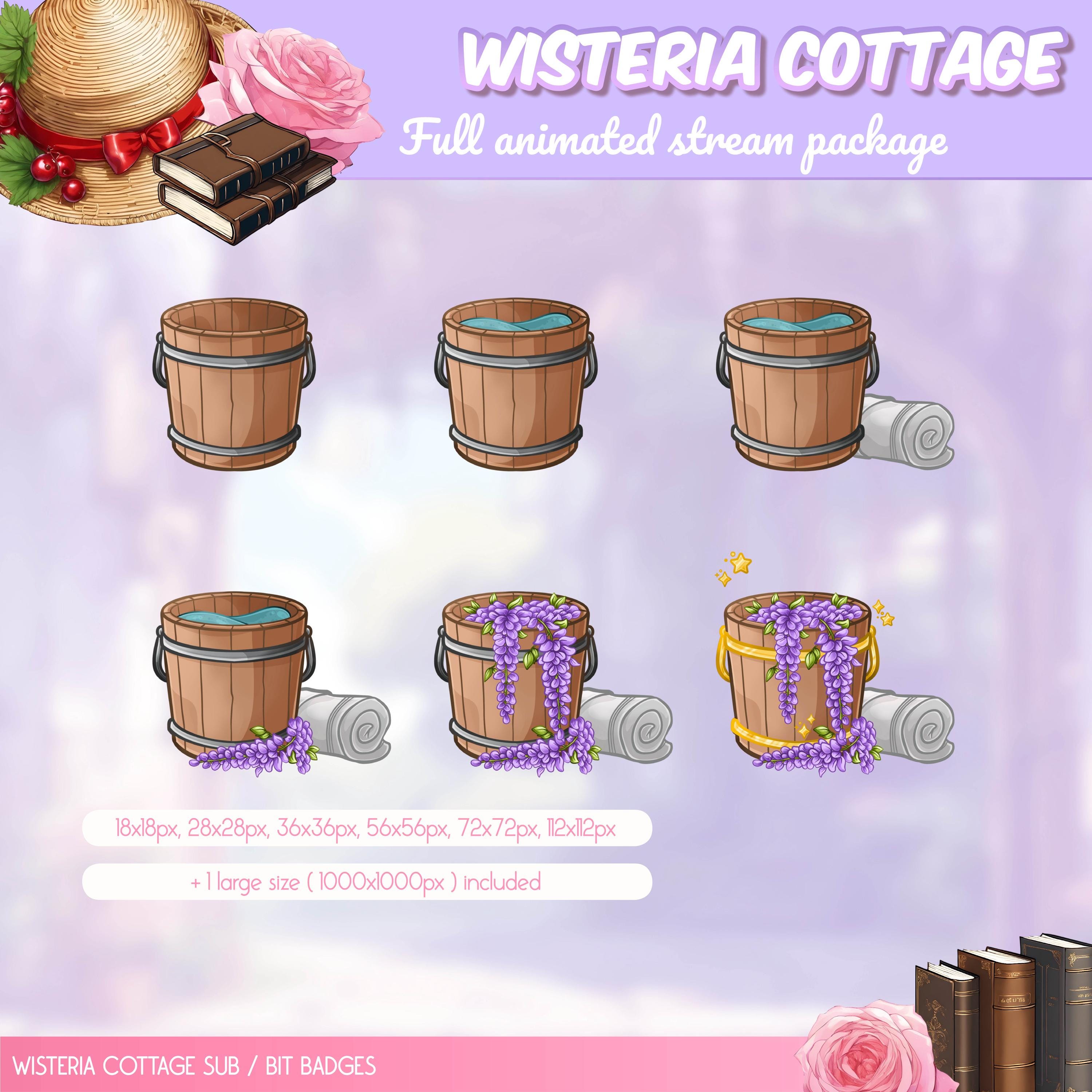 Wisteria Cottagecore House ULTIMATE Full Stream Package. Cottage Decor ...