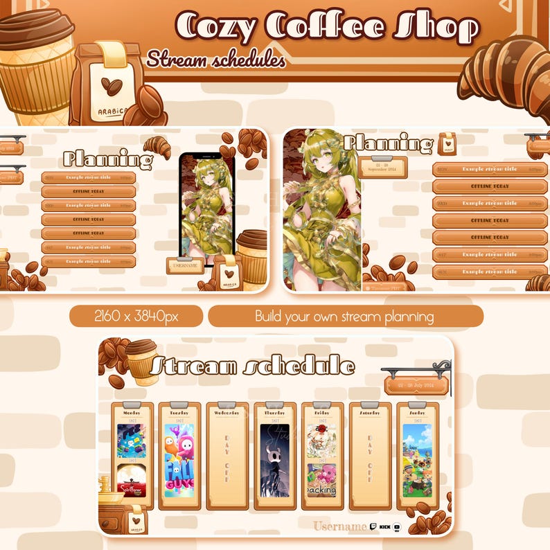 Cozy Coffee Shop Stream Schedule: Vintage Cafe Twitch & Instagram ...