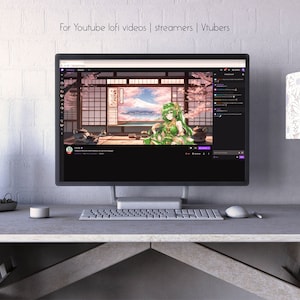 Japanese Onsen Bundle ANIMATED BACKGROUNDS | Lofi Art Digital Wall Art ...