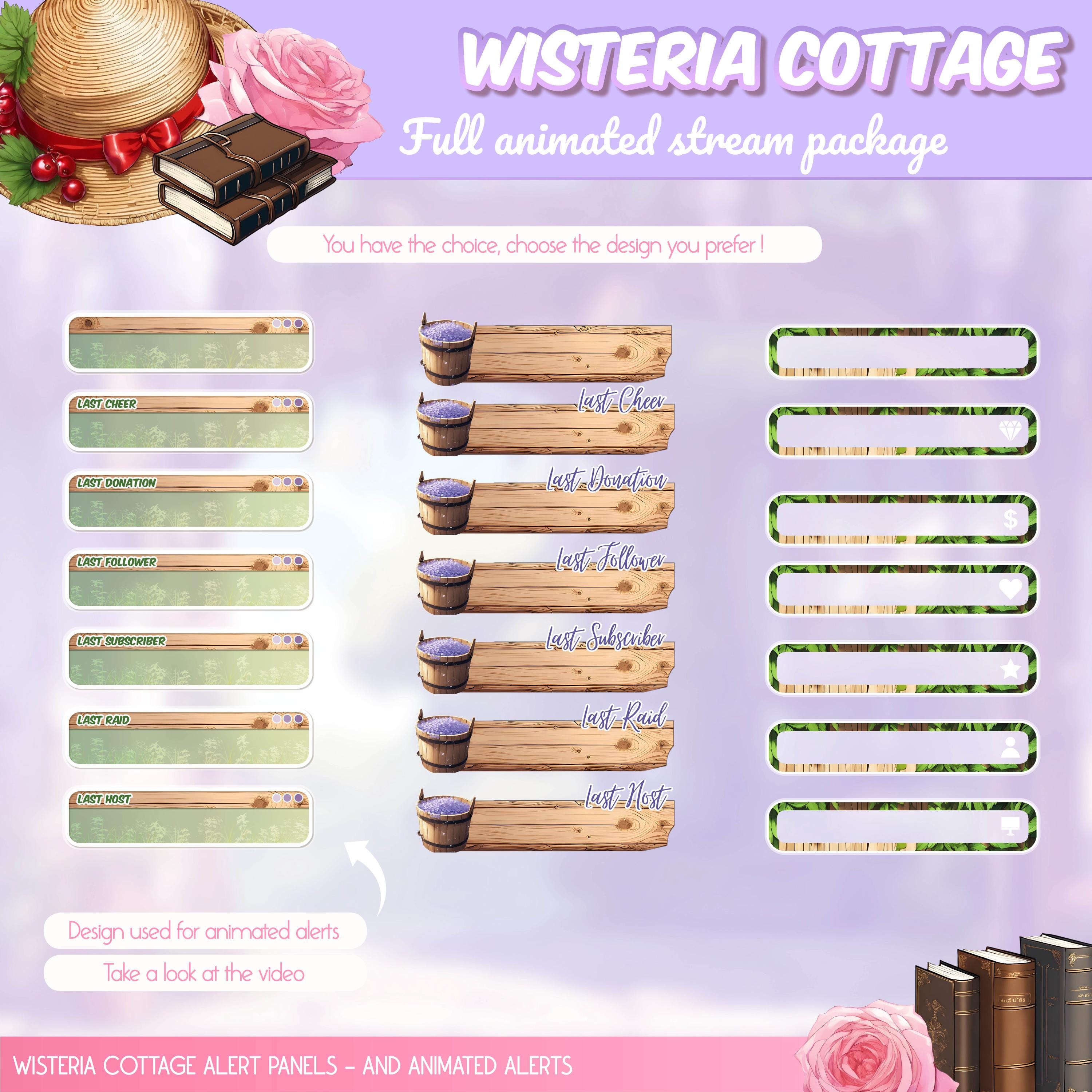 Wisteria Cottagecore House ULTIMATE Full Stream Package. Cottage Decor ...