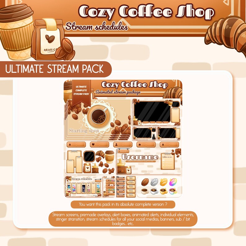 Cozy Coffee Shop Stream Schedule: Vintage Cafe Twitch & Instagram ...
