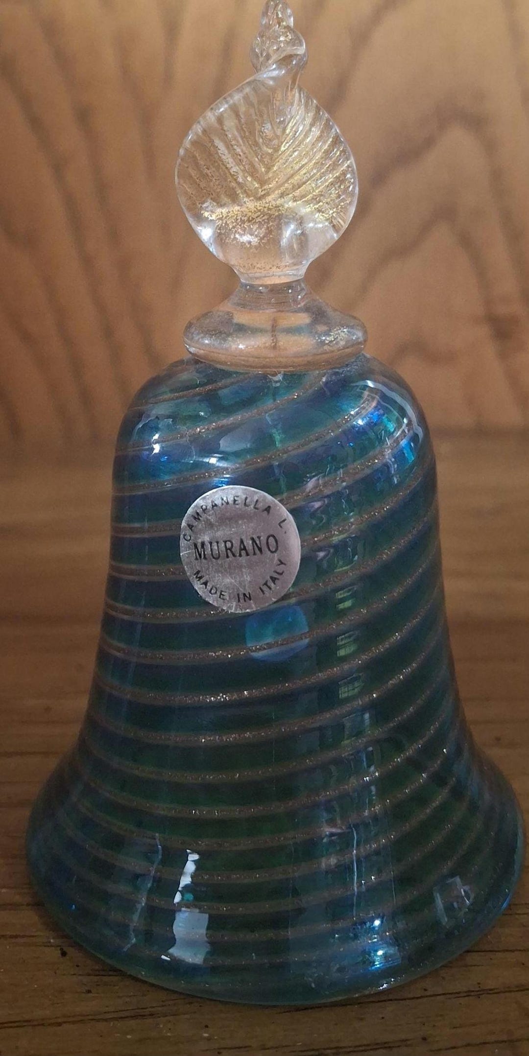 RARE Murano Glass Bell - Etsy