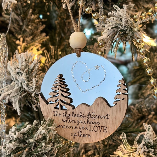 The Sky Looks Different When You Have Someone You Love up There Svg - Etsy