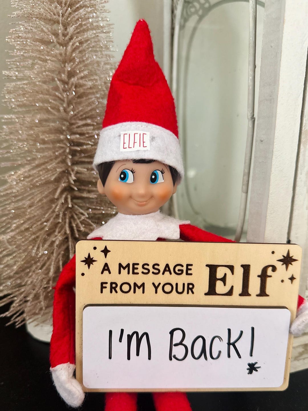 A Message From Your Elf Elf on the Shelf Prop Elf Message Board Elf ...