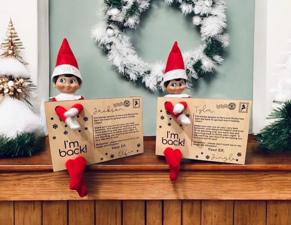 Elf on the Shelf Personalized Arrival Letter - Etsy