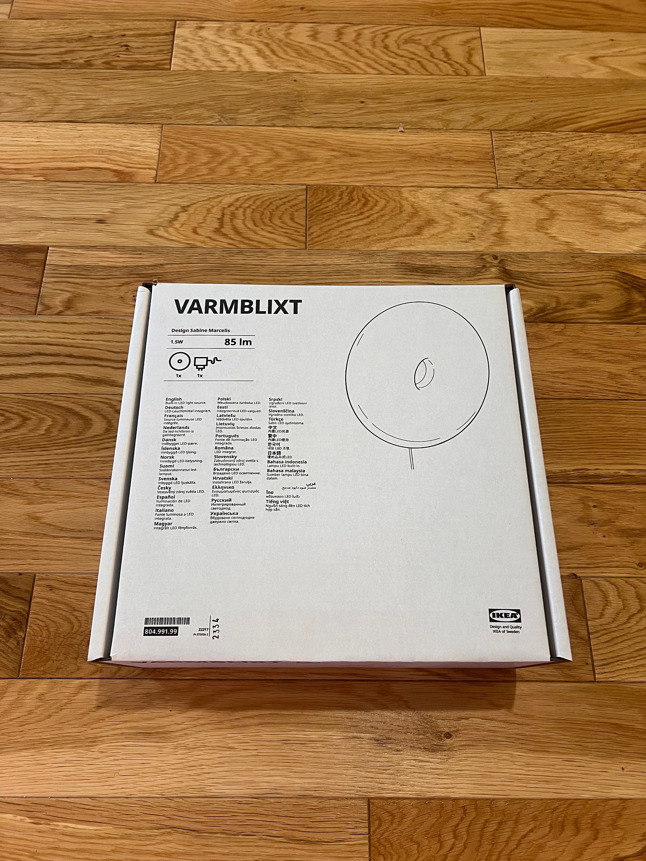 Ikea VARMBLIXT Table/wall Lamp Limited Edition Ikea Doughnut - Etsy Canada