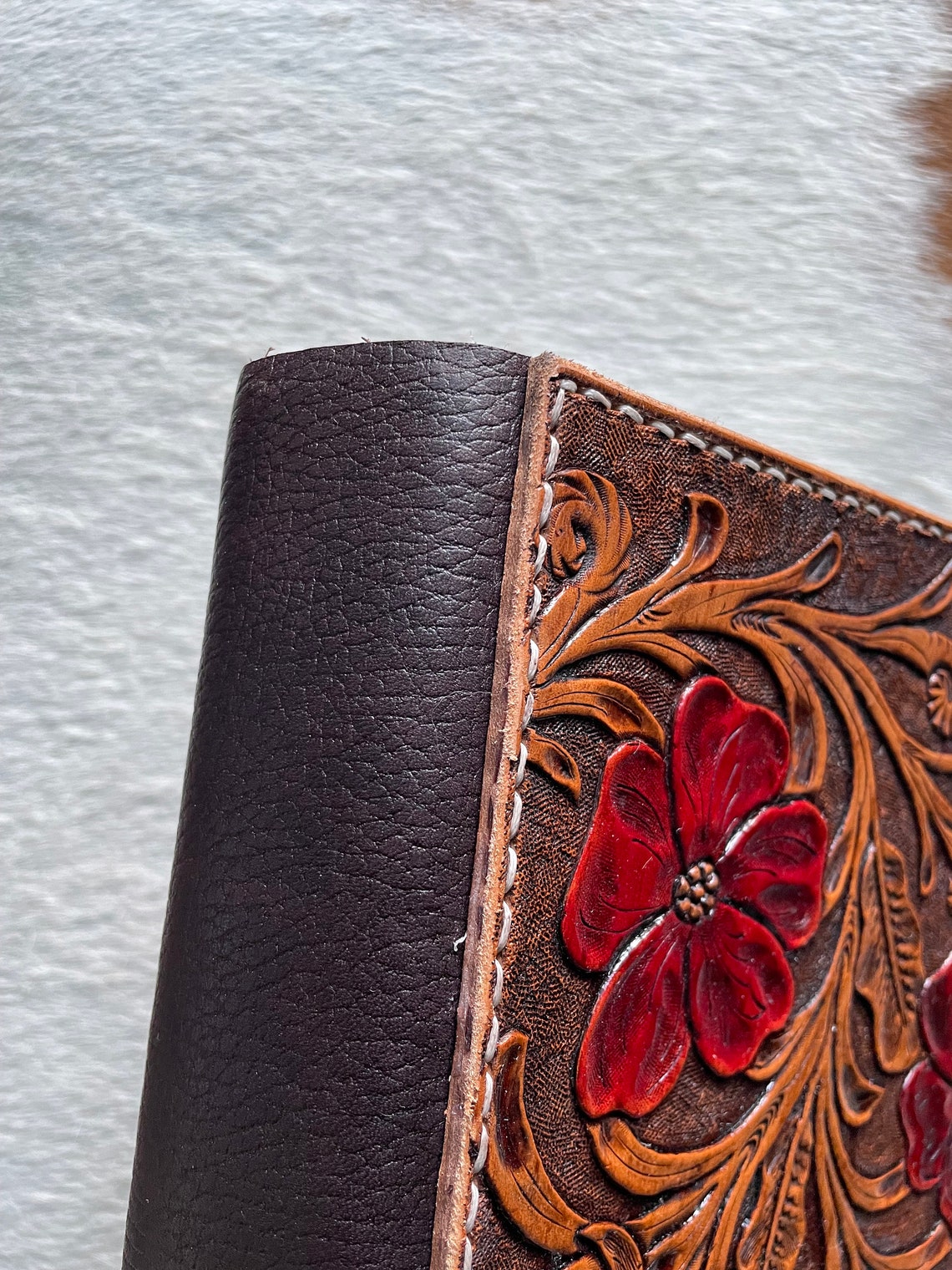 Custom Bible Cover, Leather Hand Tooled Book Cover - Etsy