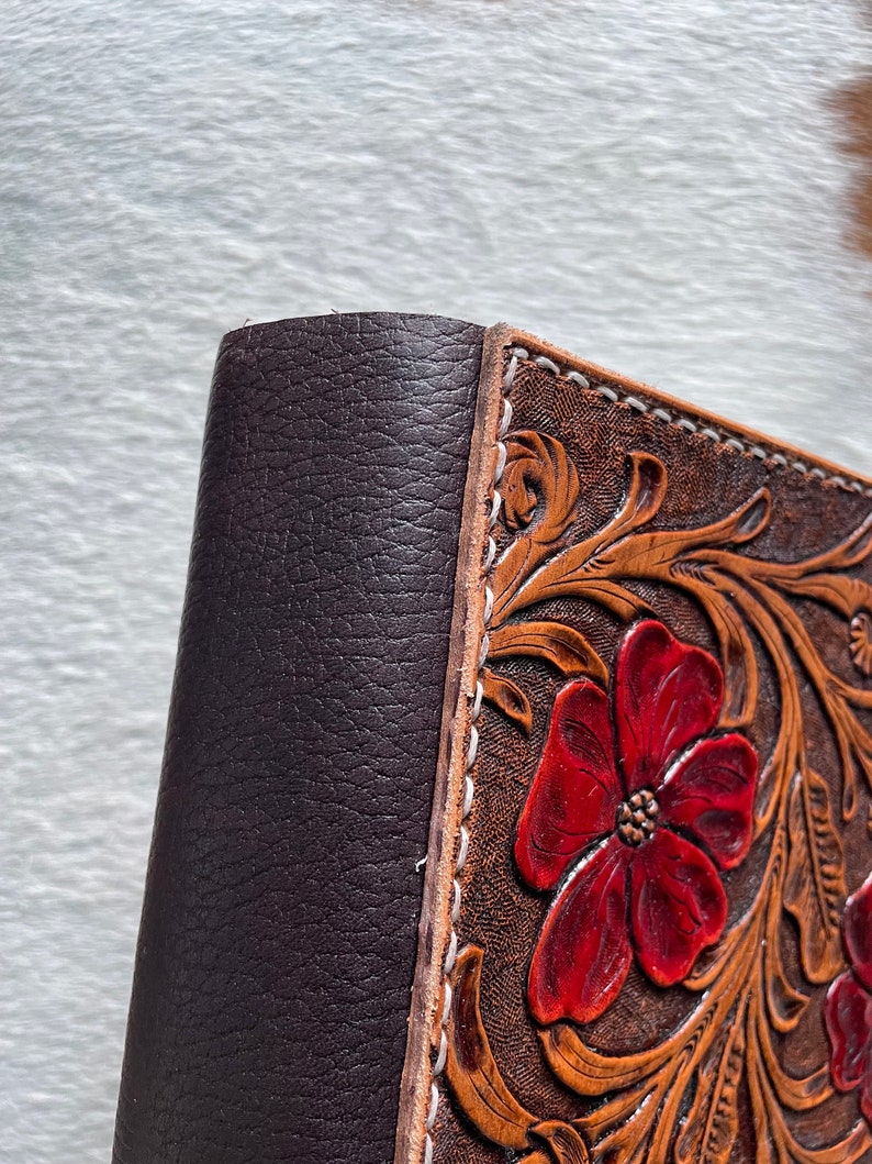 Custom Bible Cover, Leather Hand Tooled Book Cover - Etsy