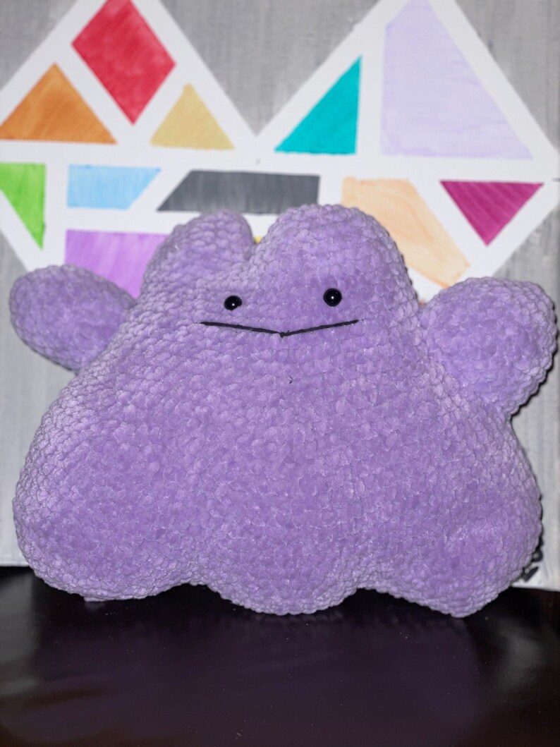Crochet Ditto Pokemon Plushie Amigurumi - Etsy
