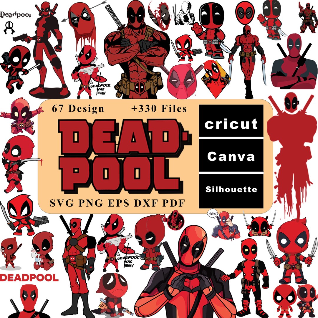 Deadpool SVG, Deadpool Svg Bundle, Deadpool Png, Superhero Svg ...