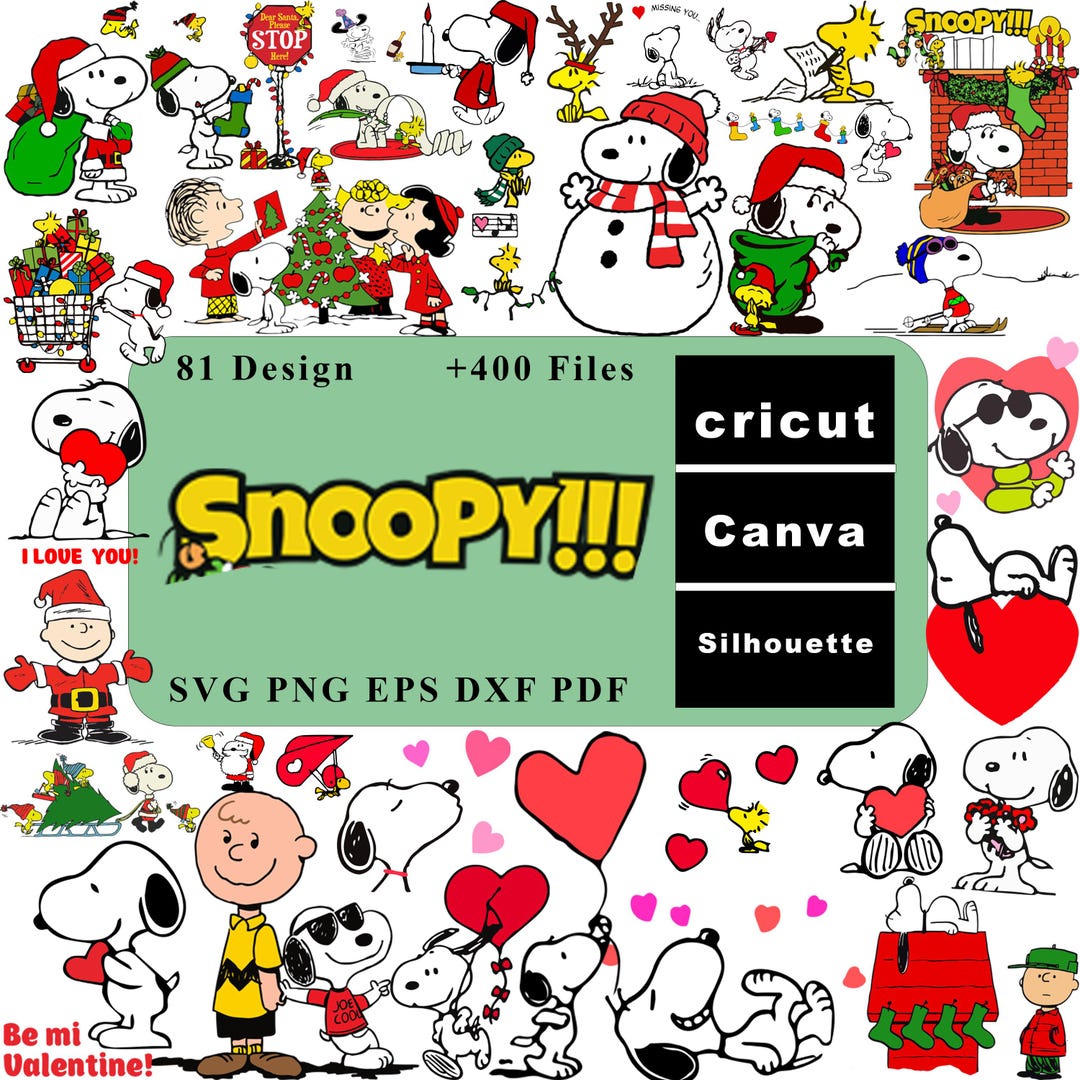 Snoopy SVG, 400 Snoopy Peanuts Svg Bundle, Snoopy Png Bundle, Snoopy Svg, Peanuts Png, Snoopy ...