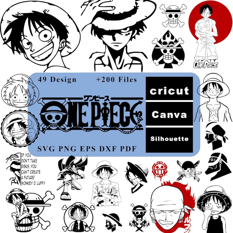 One Piece Svg - Etsy