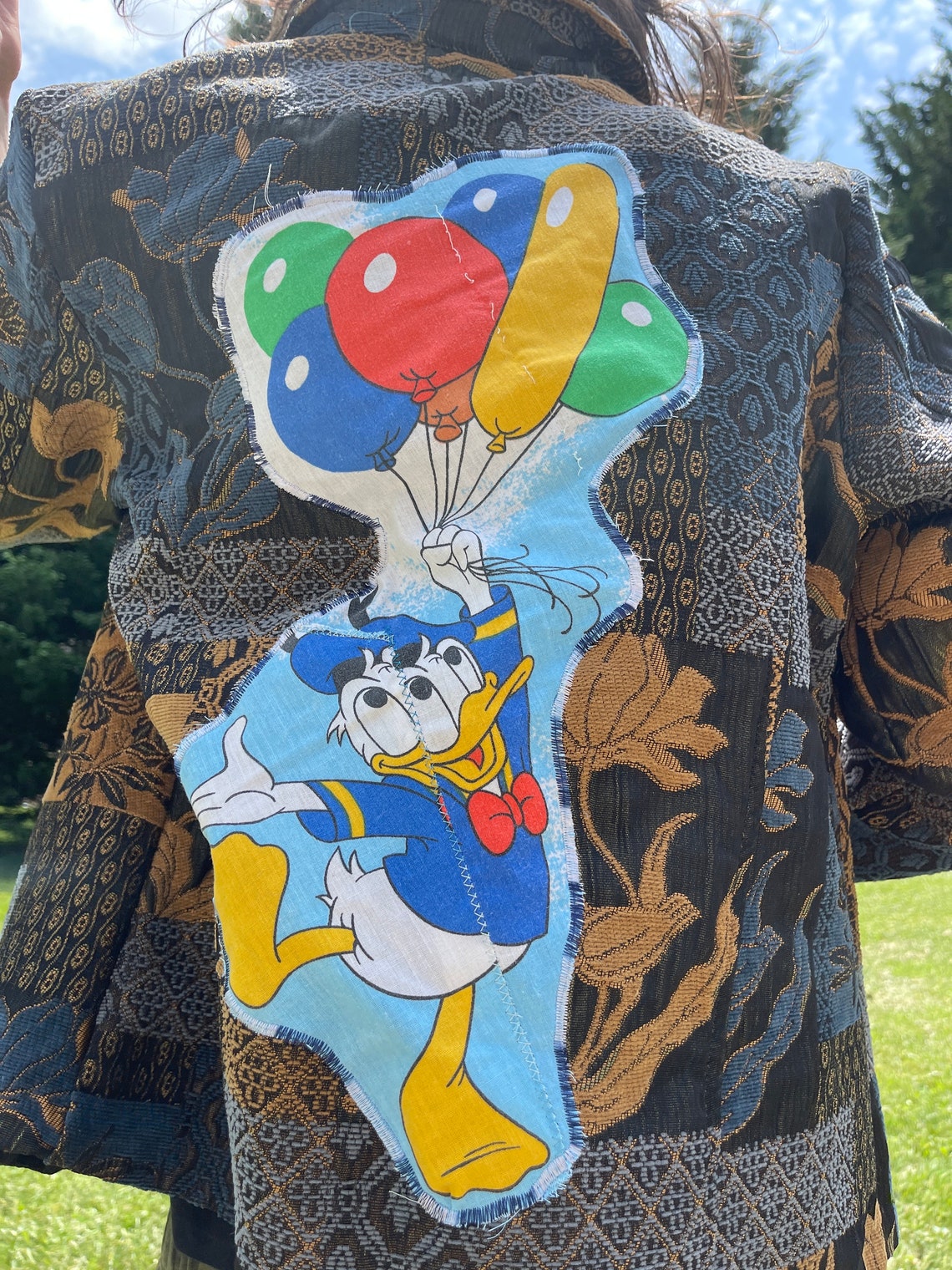 Floral Tipper Donald Duck Balloon Boy Jacket - Etsy