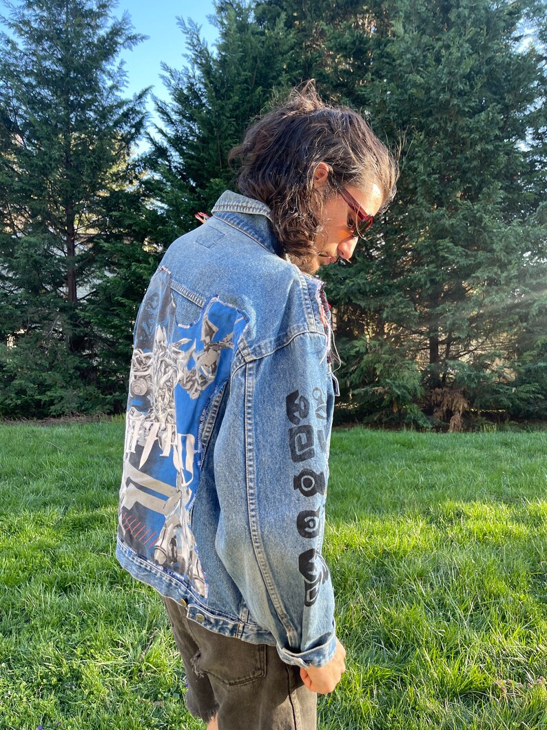 Megatron Transformer Symbol Patch Jacket - Etsy