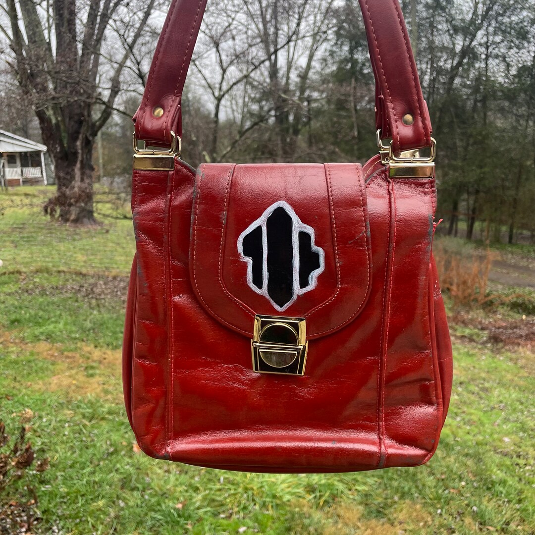 Jade Cicada Vintage Hand Painted Purse - Etsy