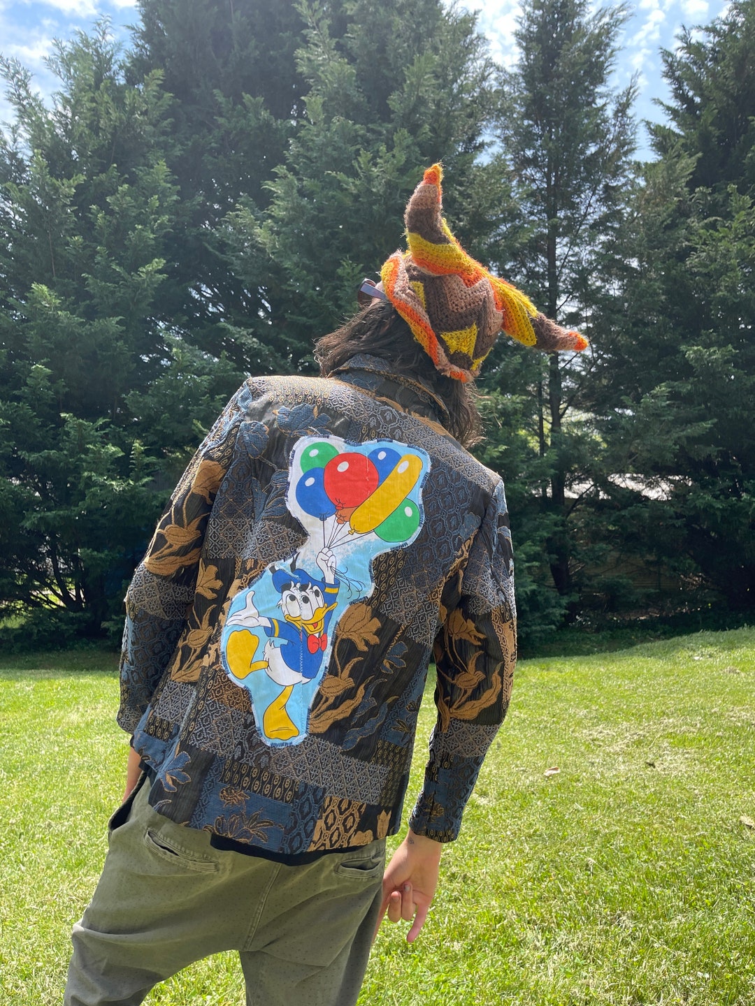Floral Tipper Donald Duck Balloon Boy Jacket - Etsy