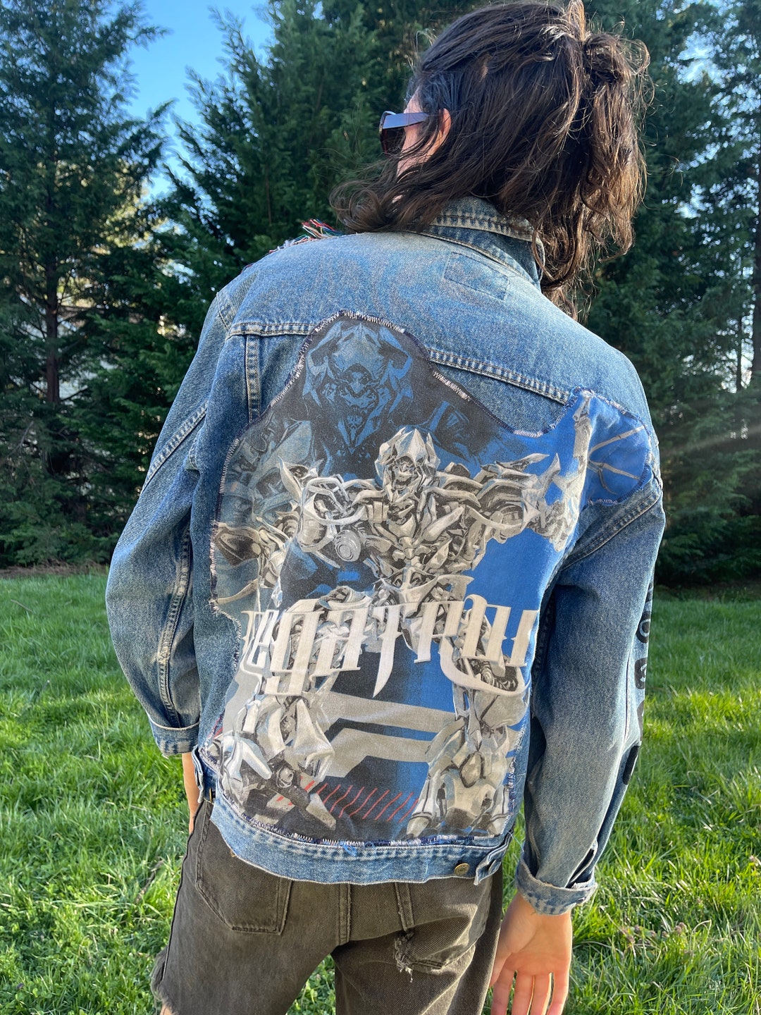 Megatron Transformer Symbol Patch Jacket - Etsy