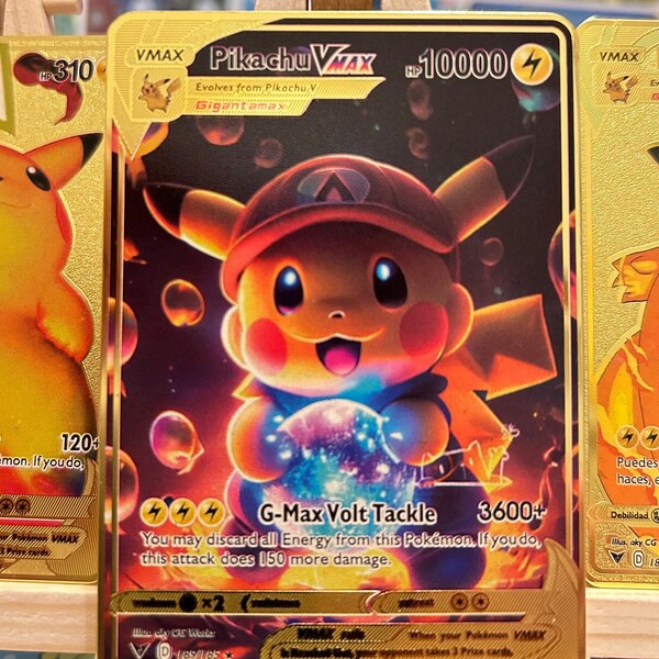 Solid Gold Pikachu - Etsy