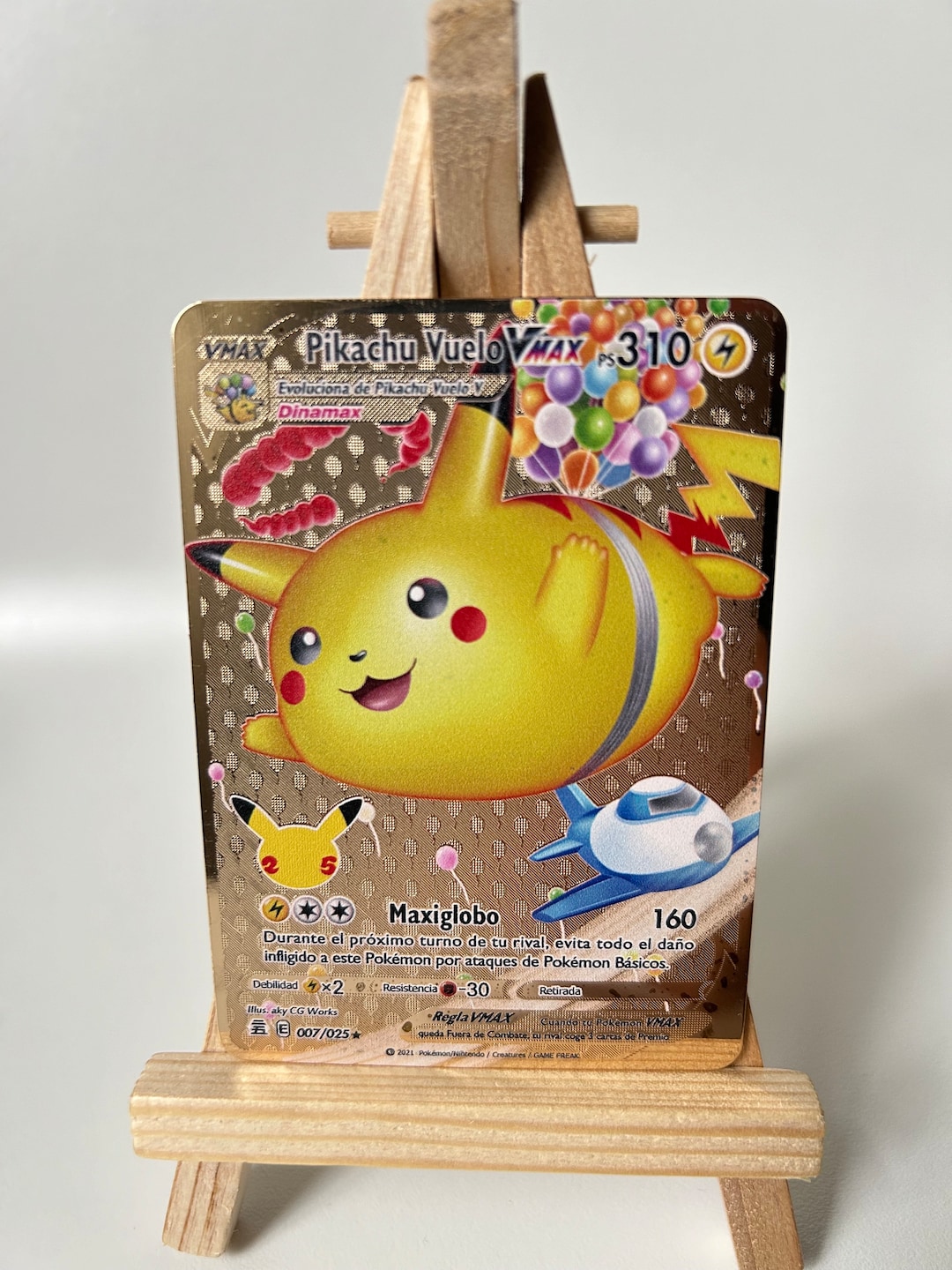 Pokemon Gold Metal Cards / Fun Art Pokemon Cards for Collectors /best ...