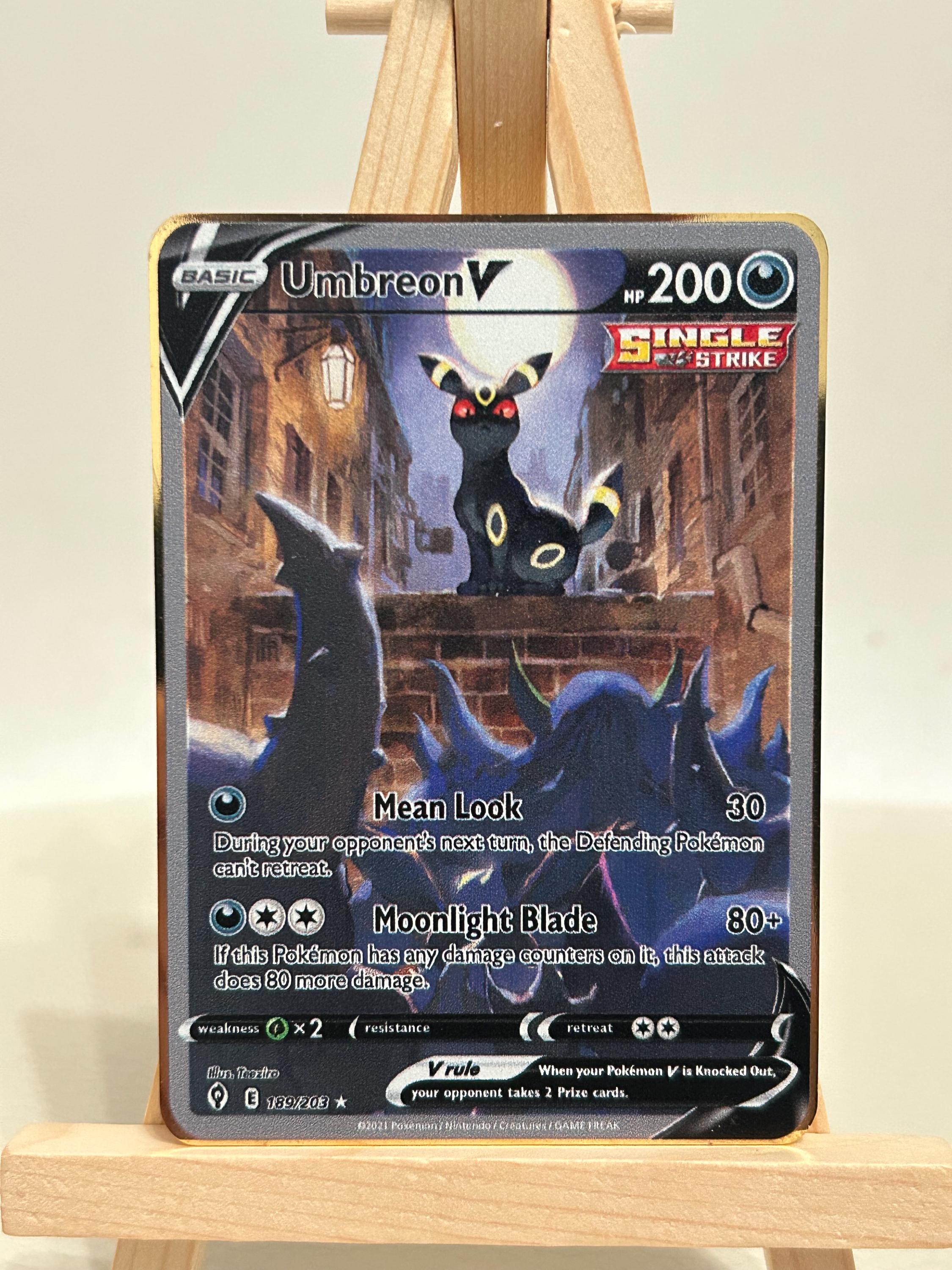 Gold Metal Pokemon Cards Solid Heavy Christmas Gift Handmade Pikachu ...