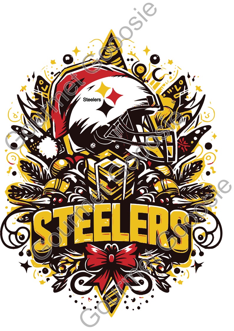 Steelers Christmas Design for Sublimation, Digital Art, Etc. - Etsy