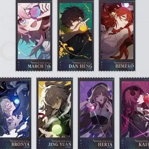 Honkai Star Rail Time to Feast Full Set + Departure Festival Ticket Set ...