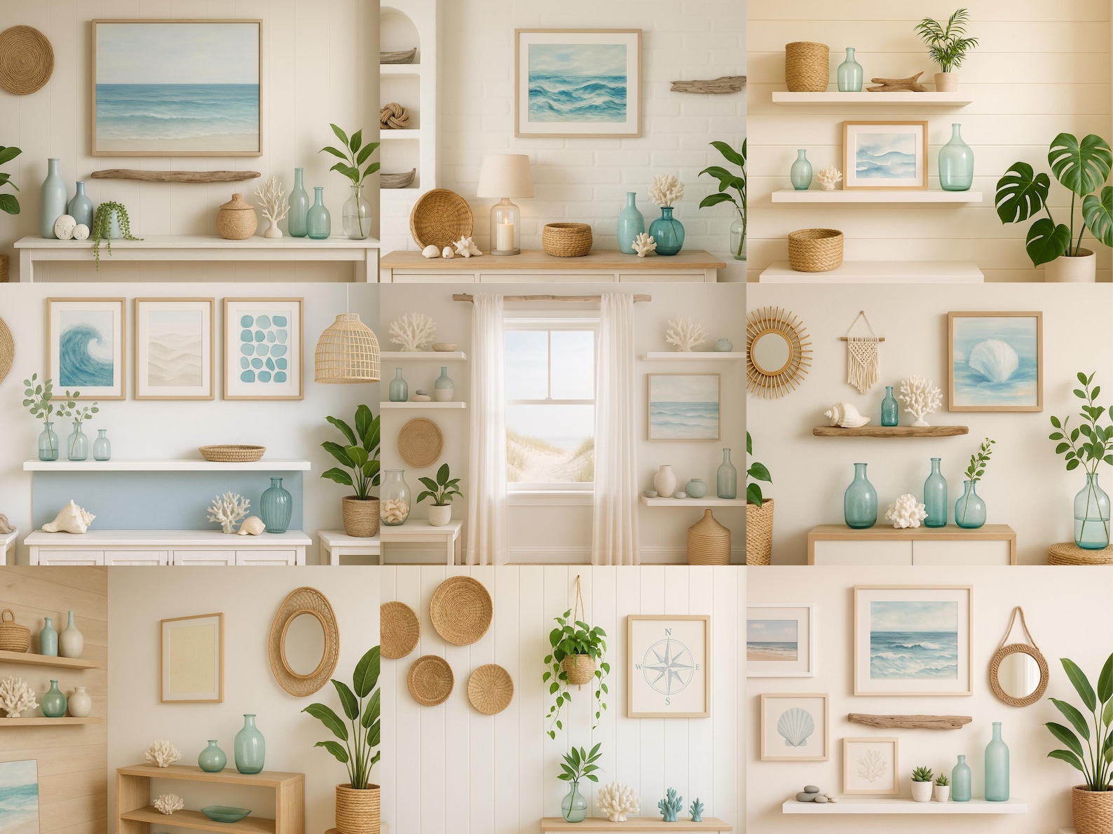 Coastal Beach Zoom Background Bundle | Zoom Background Home Office ...