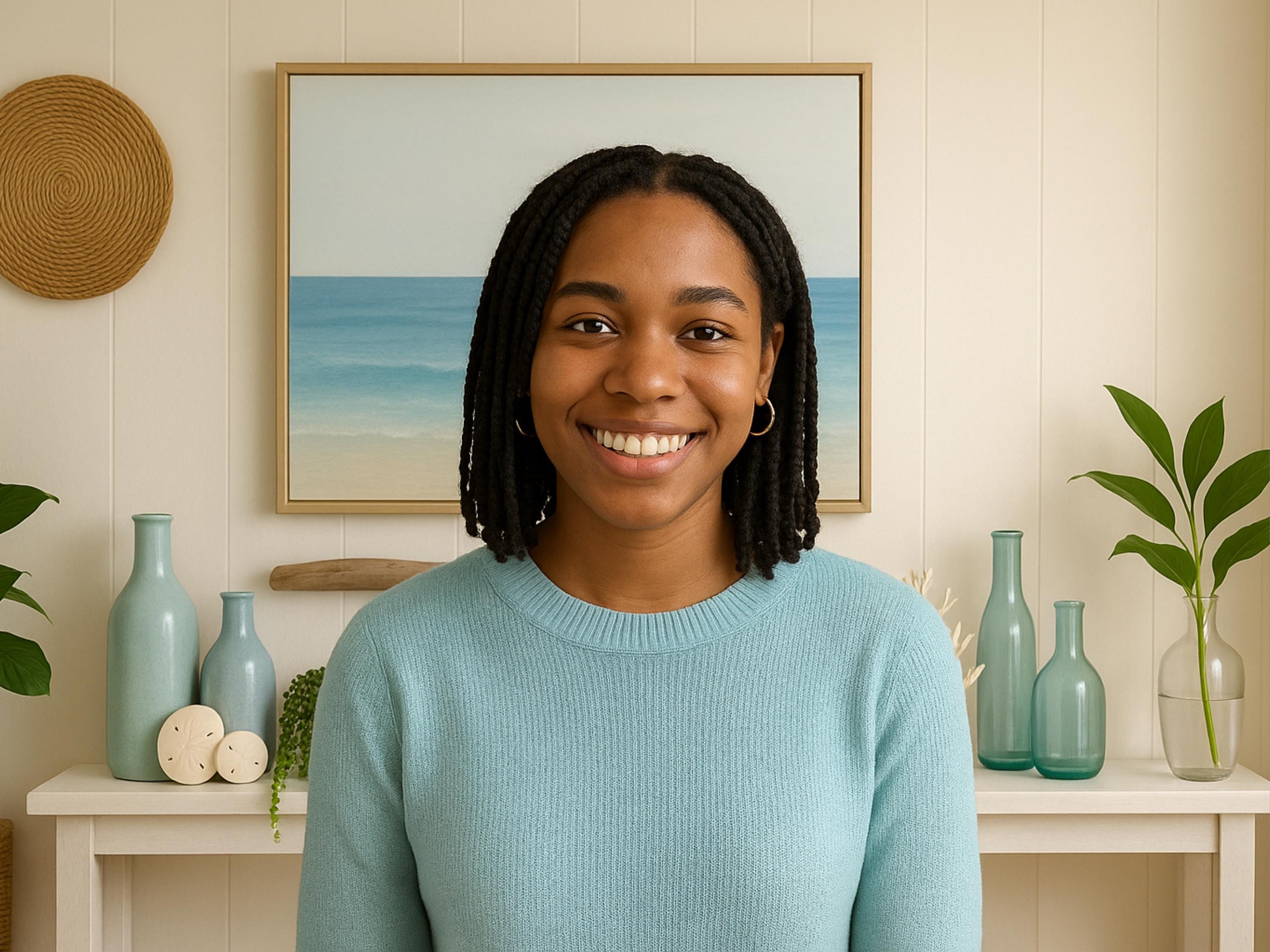 Coastal Beach Zoom Background Bundle | Zoom Background Home Office ...