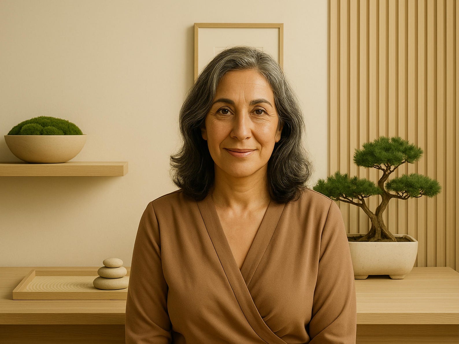 Minimalist Zen Workspace Zoom Background | Virtual Background for Zoom ...