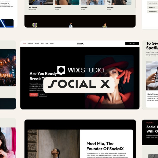 Wix Site Social Media Manager - Etsy