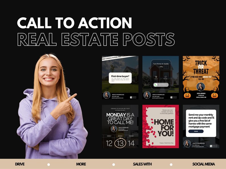 Realtor Instagram Templates: Modern Real Estate Marketing Kit (canva ...