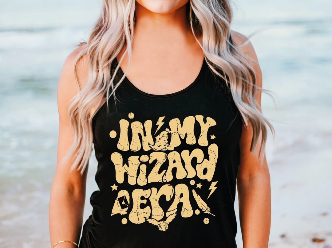 In My Wizard Era Tank Top, Vintage Style Wizarding World Tank Top ...