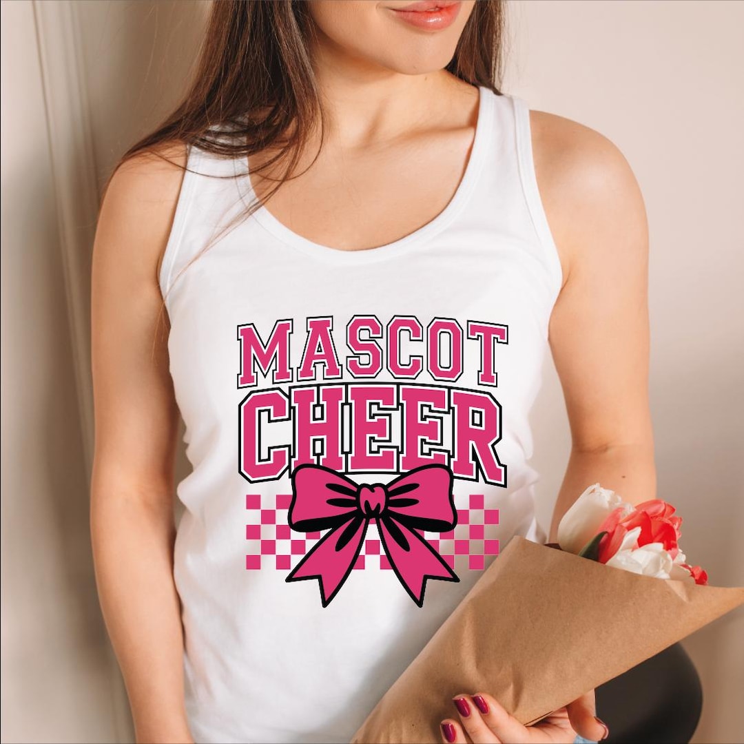 Custom Cheer Tank Top for Mom, Cheer Game Day Racerback, Cheer Mom Dad ...