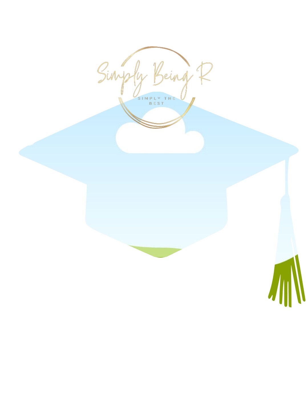 3 Drag N Drop Canva Frames, Editable Canva Frames, Graduation Cap ...