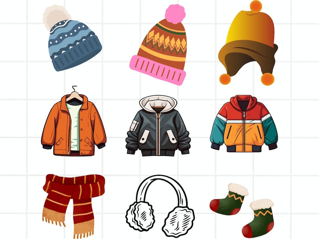 WINTER CLOTHES SVG, Winter Hat Svg, Winter Svg Files for Cricut ...