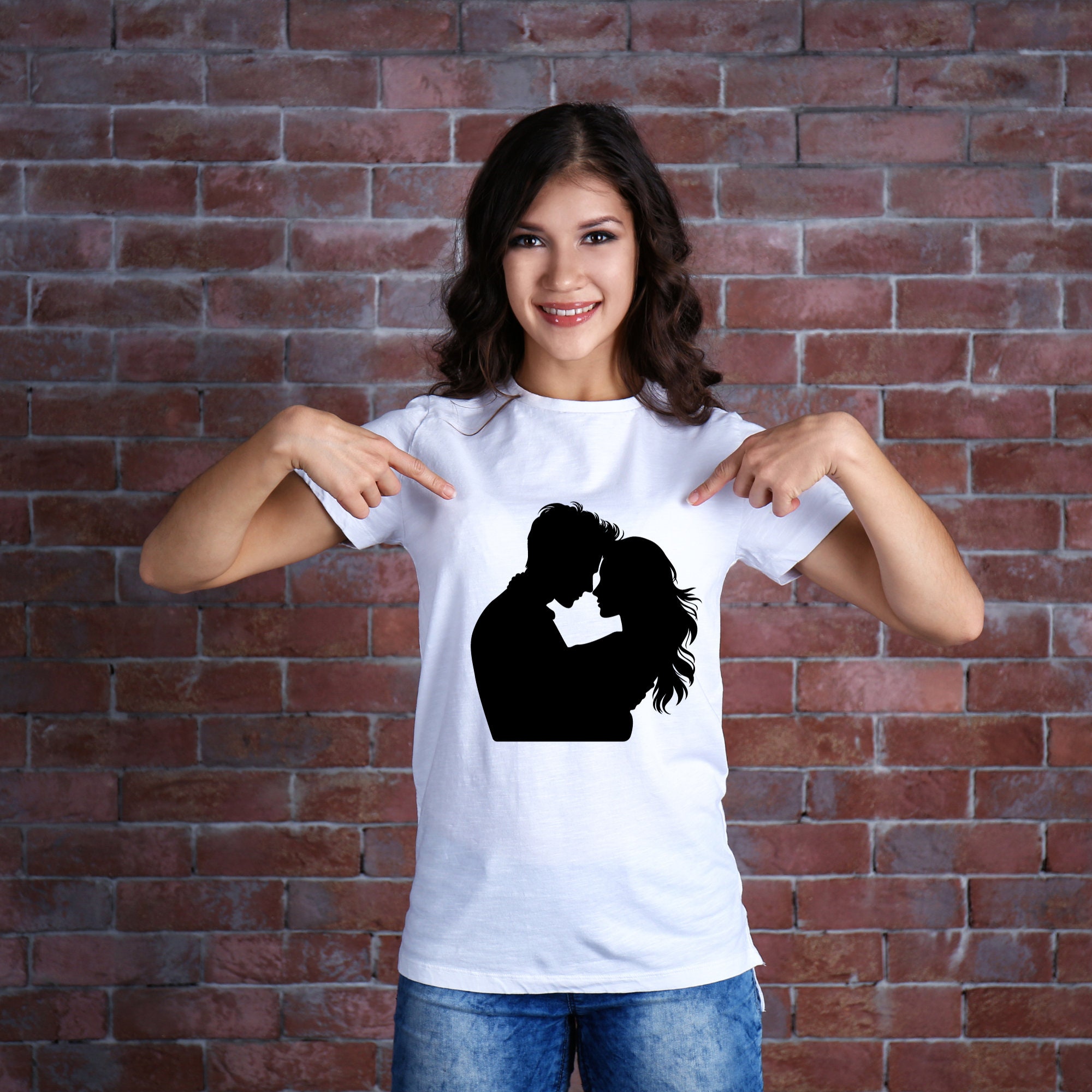 Couple Silhouette Svg, Kissing Couple Svg, Couple Svg, Relationship Svg ...