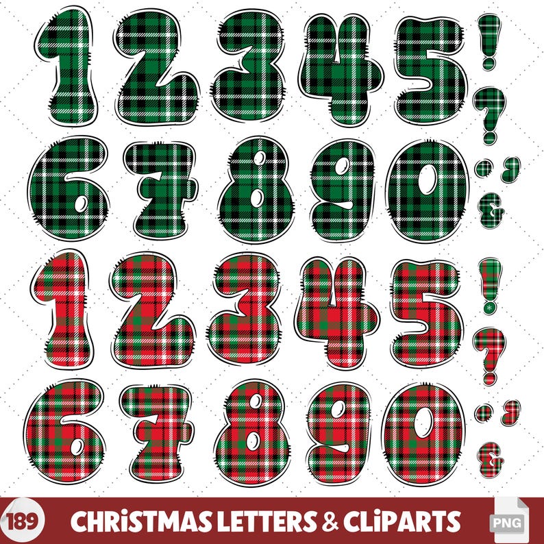 Christmas Doodle Alphabet Letters Bundle, Whimsical Alphabet Letters ...