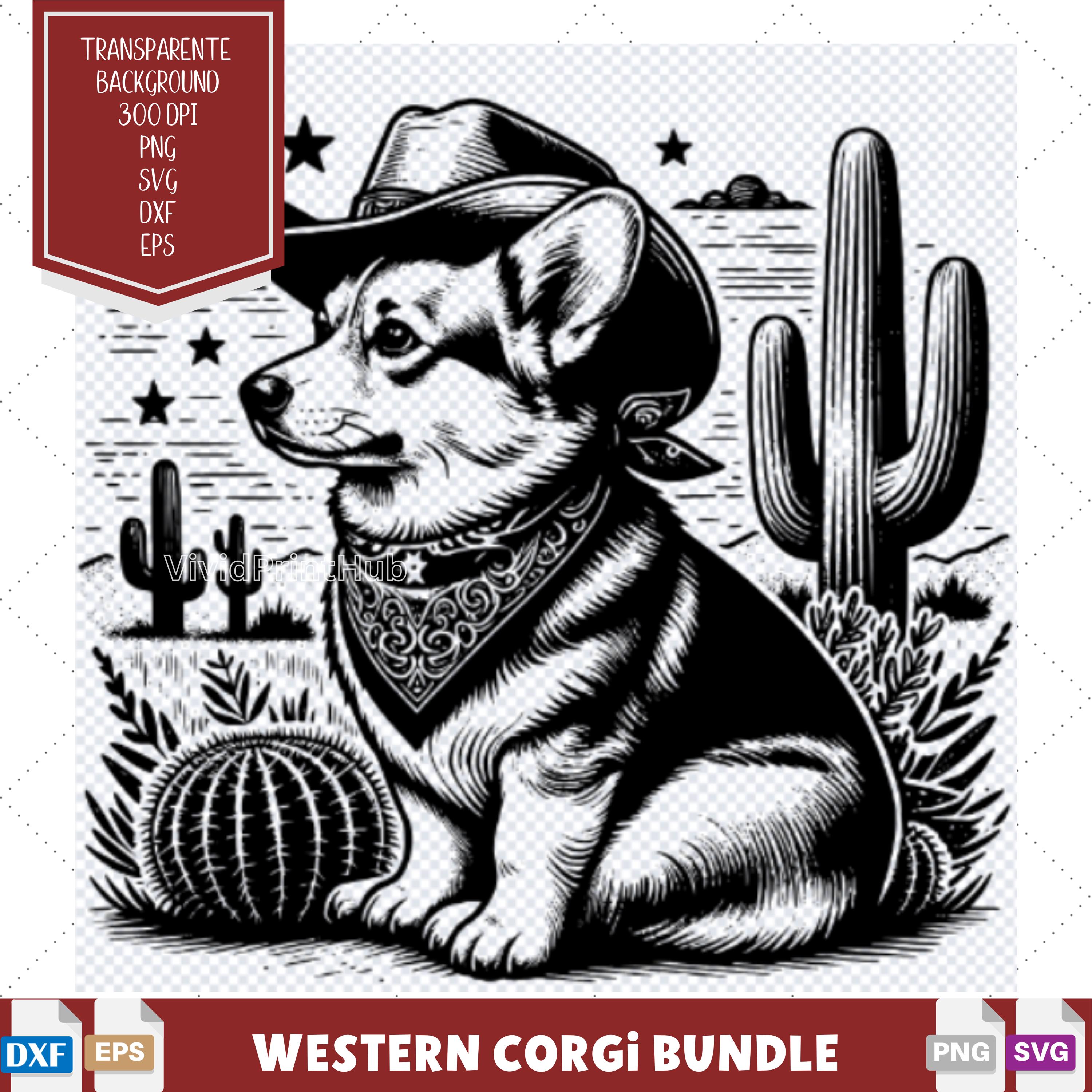 Western Corgi SVG Bundle Retro Corgi Shirt for Corgi Moms Funny Vintage ...