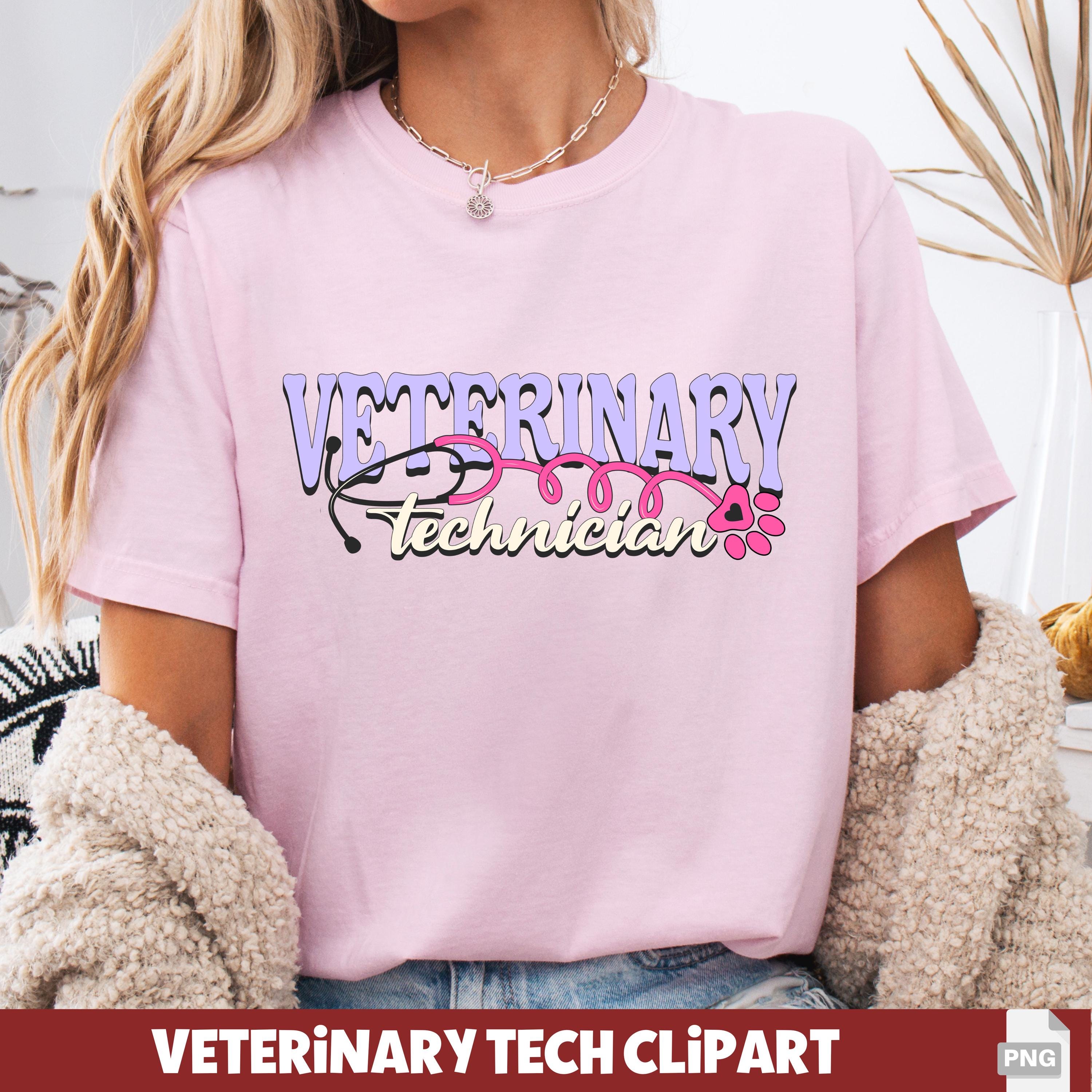 Vet Tech Clipart Bundle – 10 PNG Designs for Sublimation, Shirts, Mugs ...