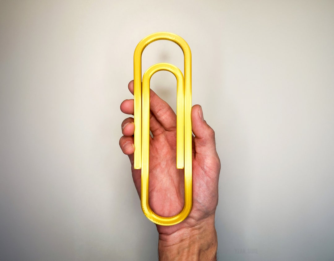 Giant Gold Paper Clip - Etsy